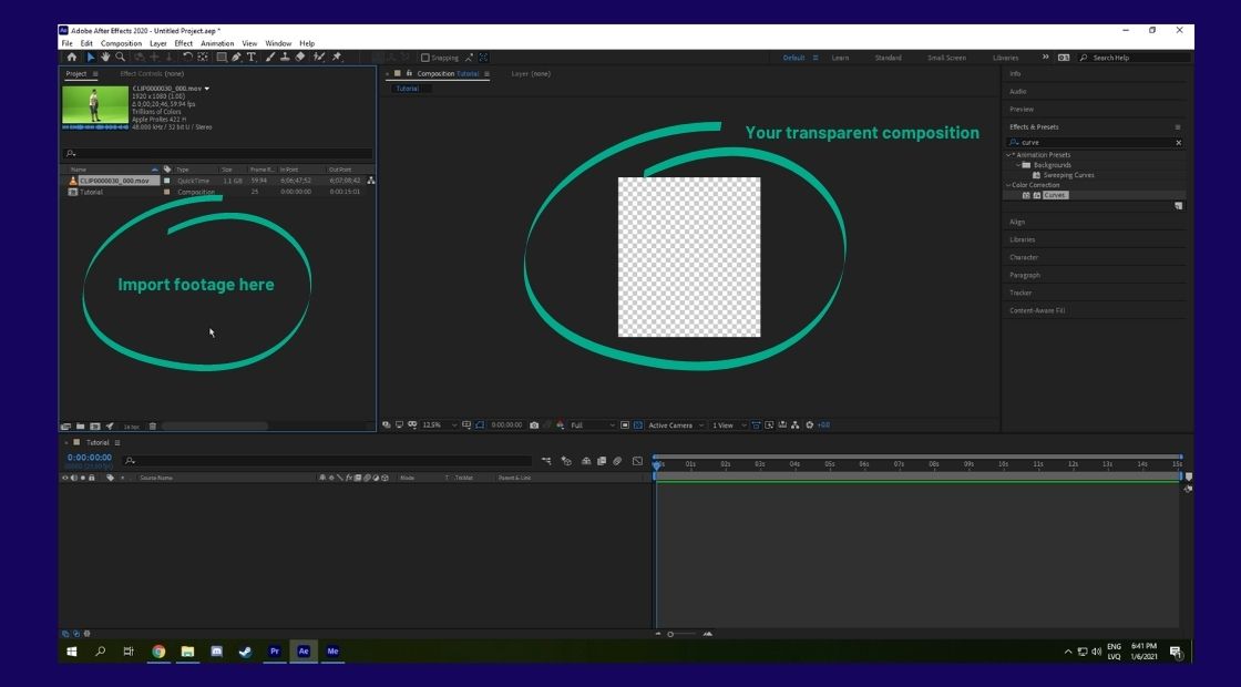 How to create a transparent video your AR project